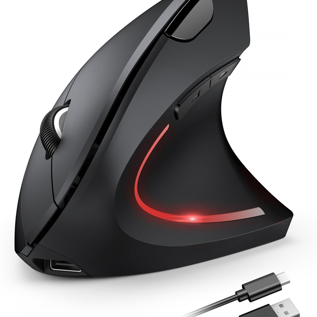 TECKNET Ergonomic Mouse, Wireless Vertical Mouse, 5 Adjustable DPI Lev