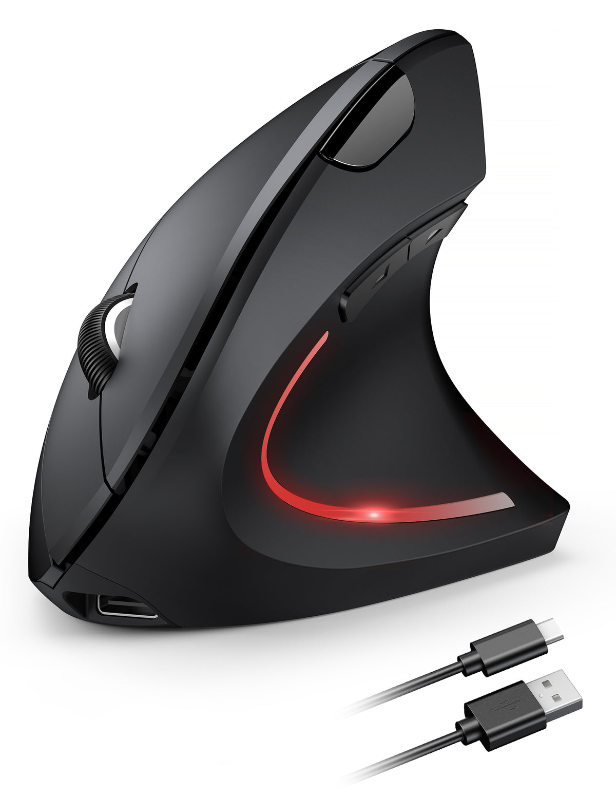 TECKNET Ergonomic Mouse, Wireless Vertical Mouse, 5 Adjustable DPI Lev