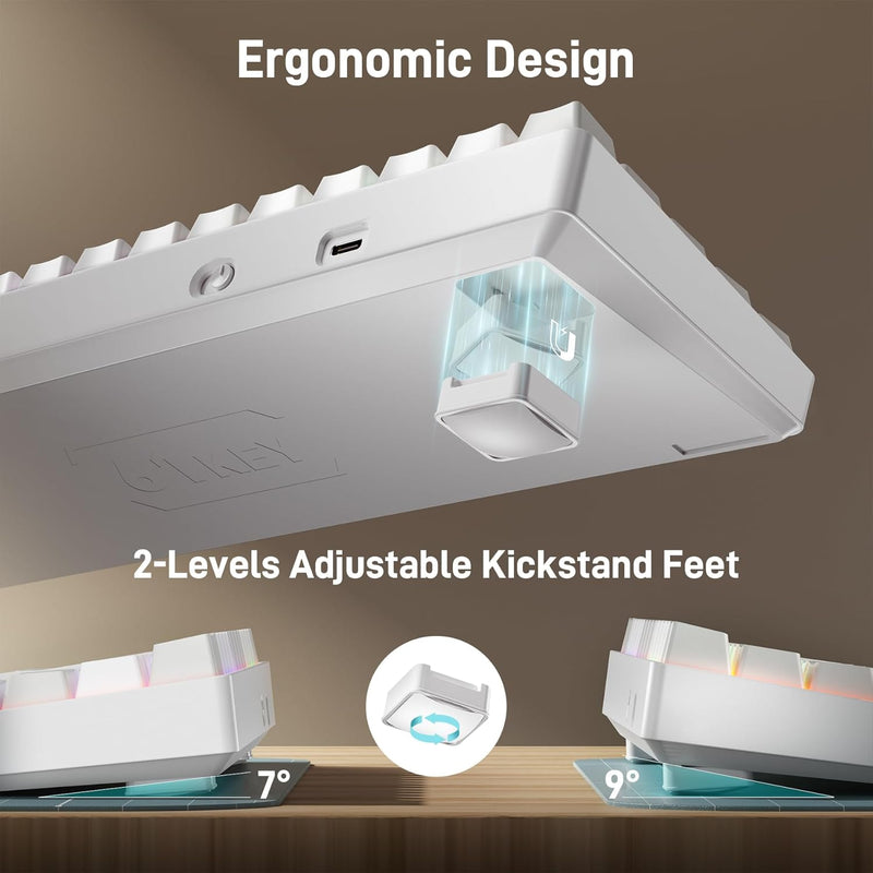 TECKNET 60% Mechanical Gaming Keyboard, Ultra-Compact Wired RGB Backli