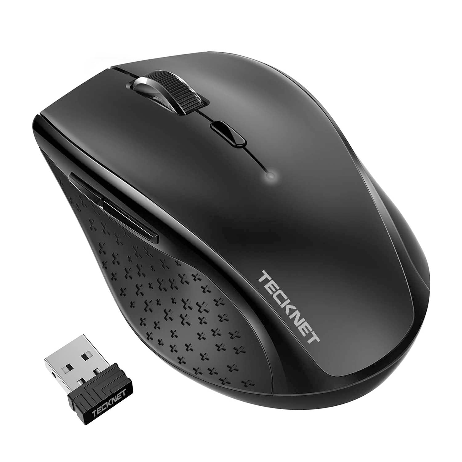 TECKNET Wireless Mouse, 2.4G USB Computer Mouse with 6-Level Adjustable ...