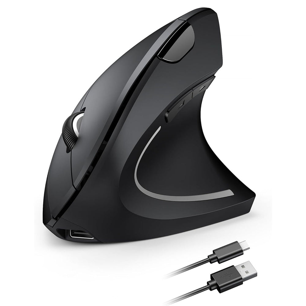 TECKNET Ergonomic Mouse, Wireless Vertical Mouse, 5 Adjustable DPI Lev