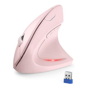 TECKNET Ergonomic Mouse, 2.4G Wireless Silent Mouse with 4800 DPI