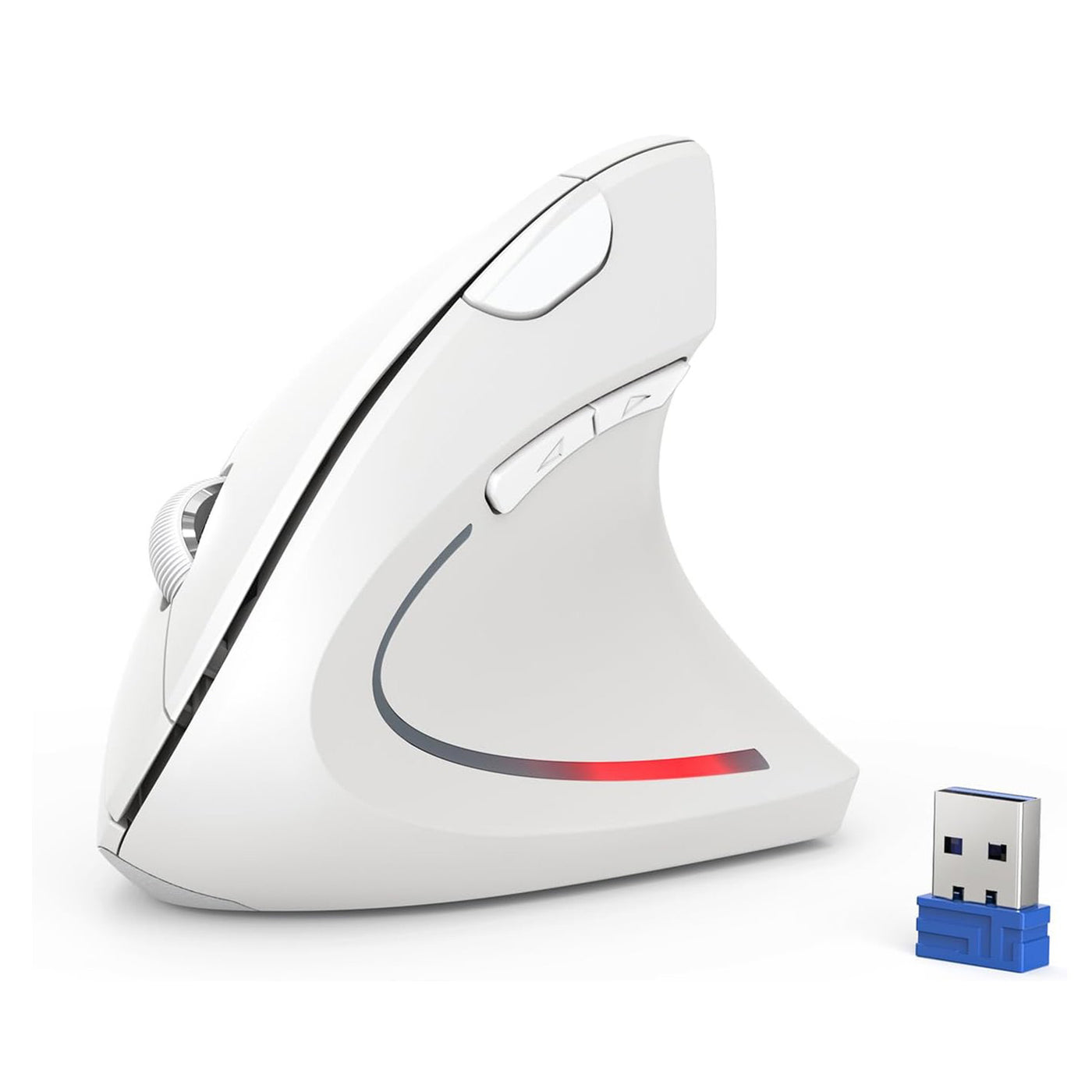 TECKNET Ergonomic Mouse, 2.4G Wireless Silent Mouse with 4800 DPI