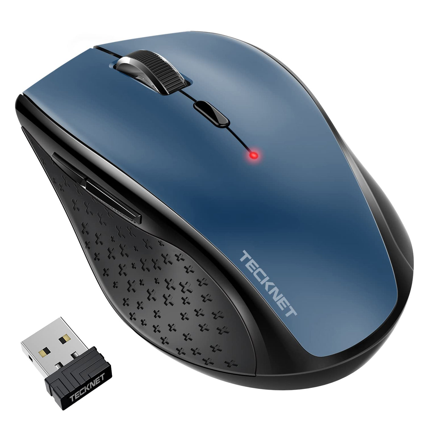TECKNET Wireless Mouse, 2.4G USB Computer Mouse with 6-Level Adjustable ...